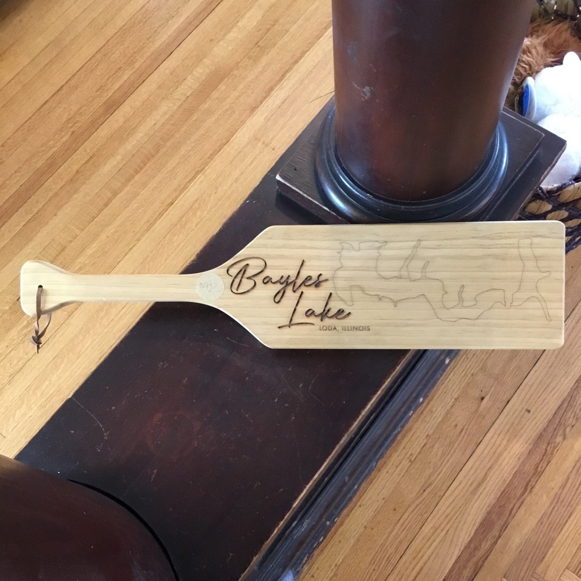 Bayles Lake Wooden Signage | The Pop Loft Flower Shop - Paxton, IL